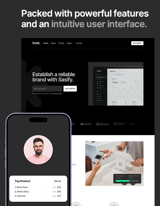 Sasify - SaaS HTML5 Responsive Website Template